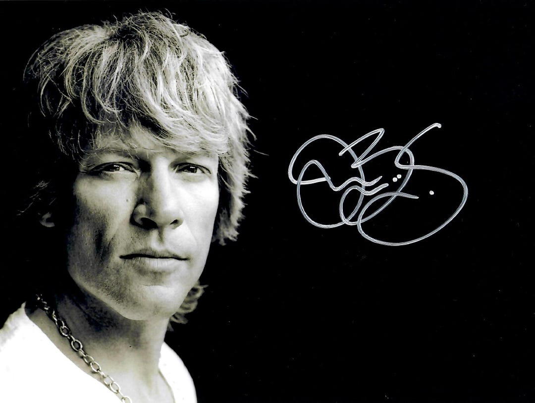 Jon Bon Jovi Autograph + COA - Etsy