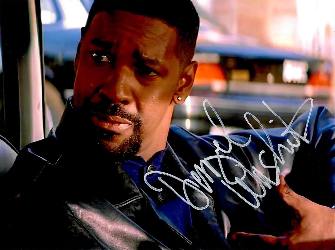 Denzel Washington Autograph + COA (training Day) - Etsy
