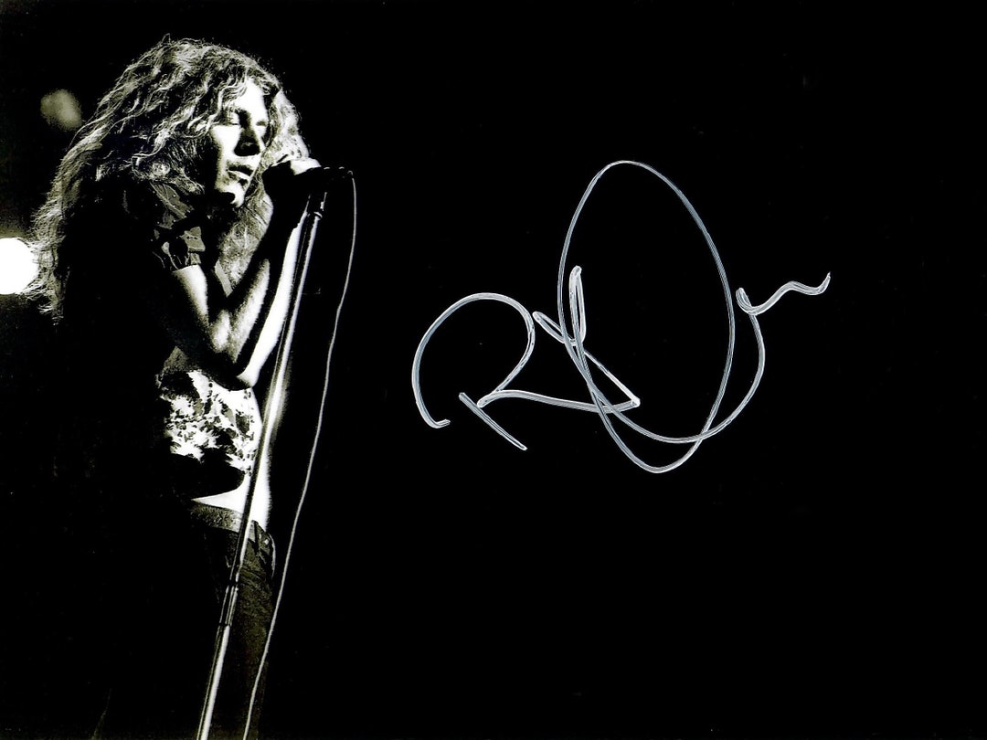 Robert Plant Autograph + COA (led Zeppelin) - Etsy