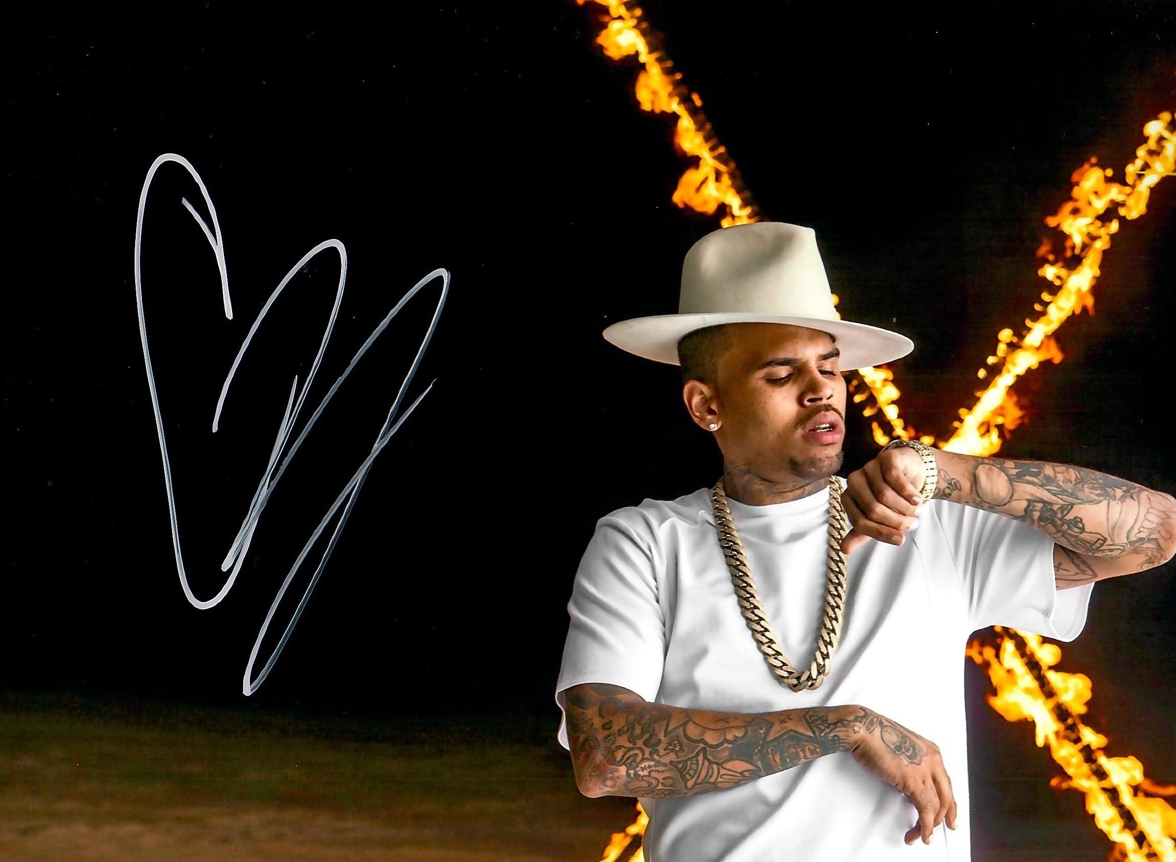 Chris Brown Autograph COA - Etsy