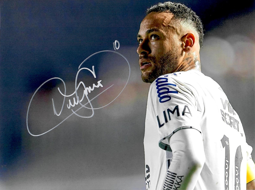 Neymar Jr. Autograph + COA - Etsy