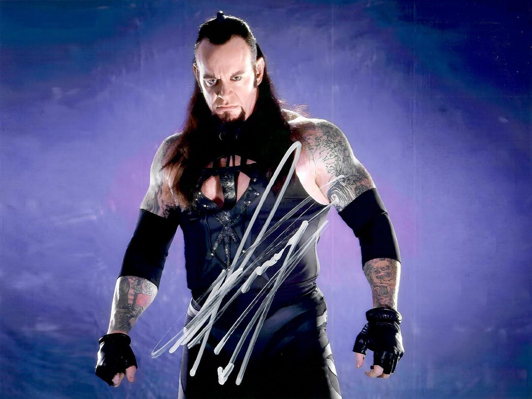 The Undertaker Autograph + COA - Etsy