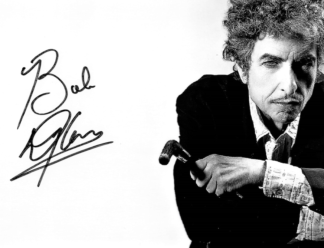 Bob Dylan Autograph COA - Etsy