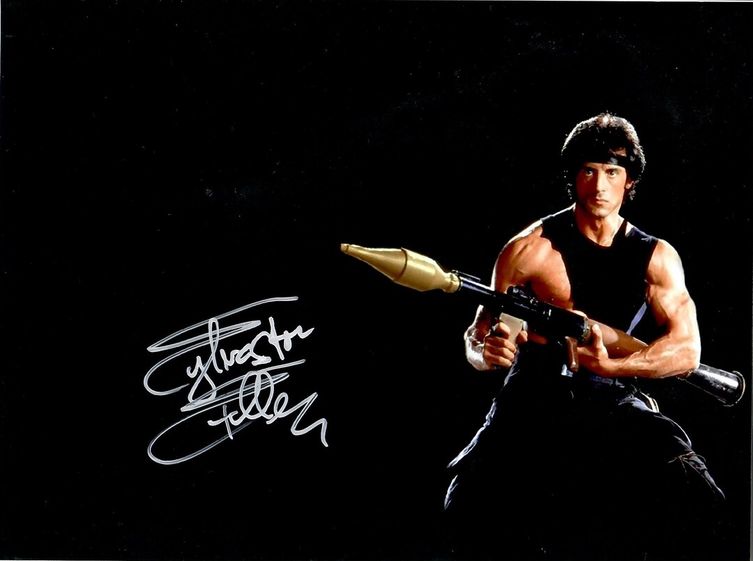 Sylvester Stallone Autograph + COA (rambo) - Etsy