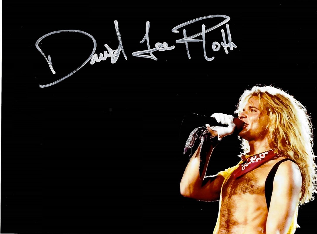 David Lee Roth Autograph + COA (van Halen) - Etsy