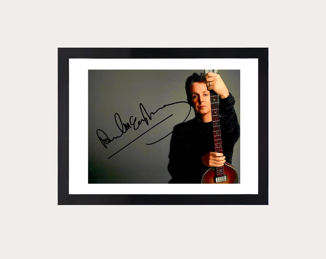 Paul Mccartney Autograph + COA (the Beatles) - Etsy