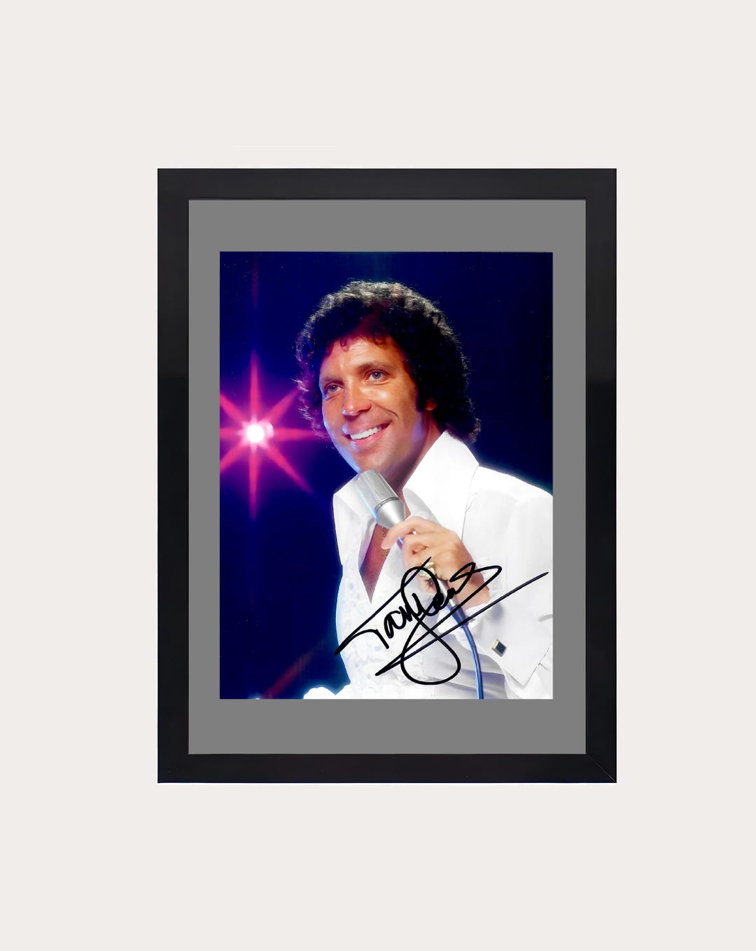 Tom Jones Autograph + COA - Etsy