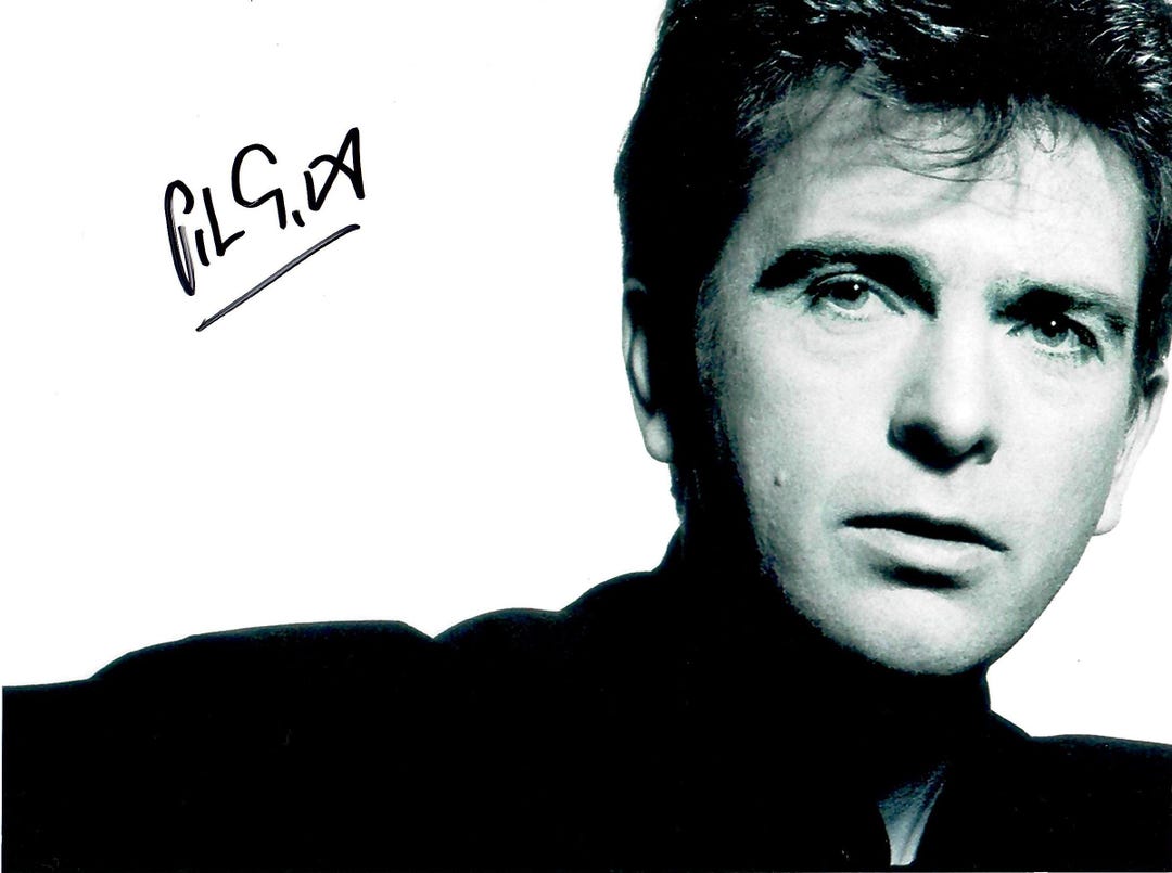 Peter Gabriel Autograph + COA - Etsy