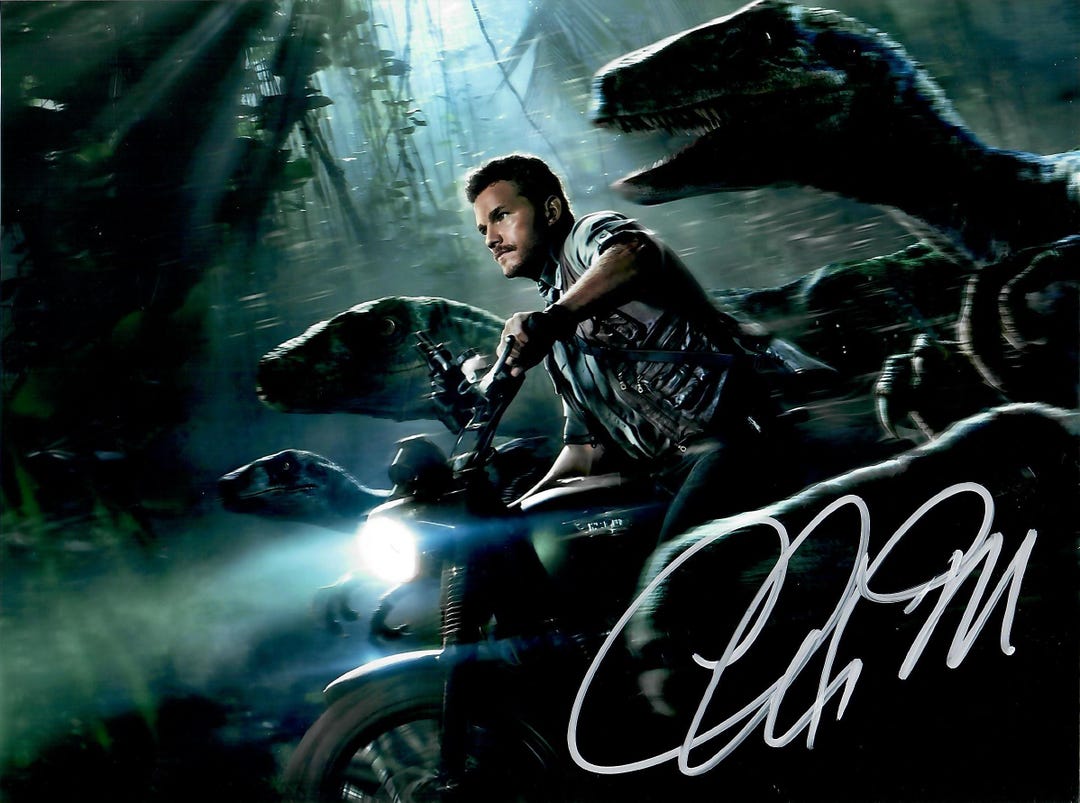 Chris Pratt Autograph + COA (jurassic World) - Etsy