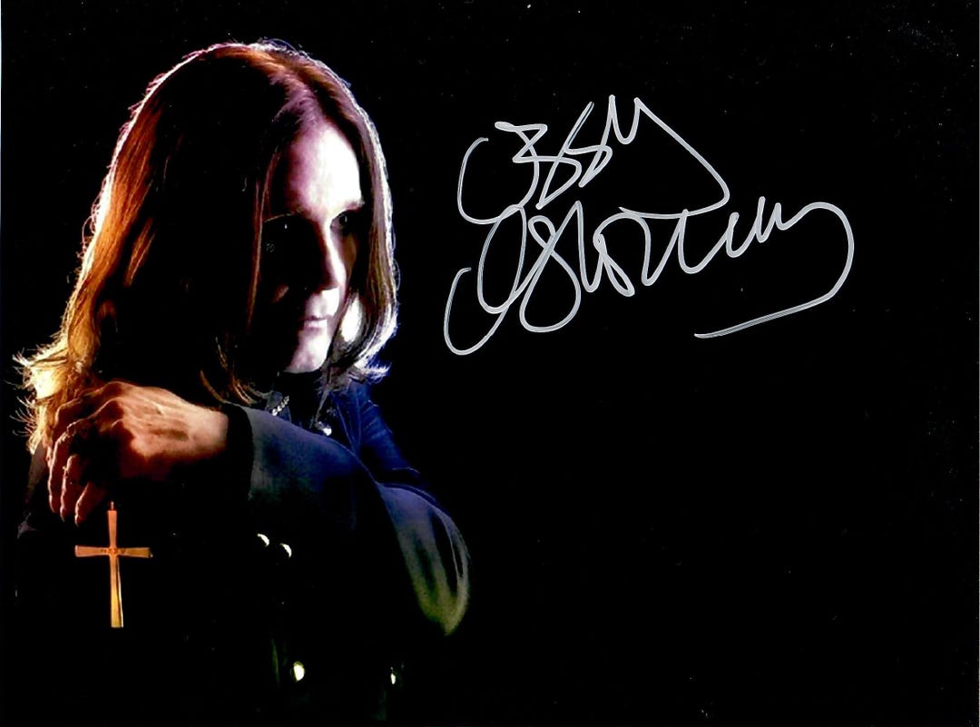 Ozzy Osbourne Autograph + COA - Etsy