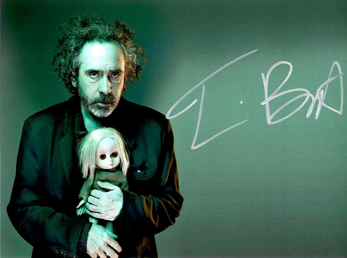 Tim Burton Autograph autograph COA - Etsy