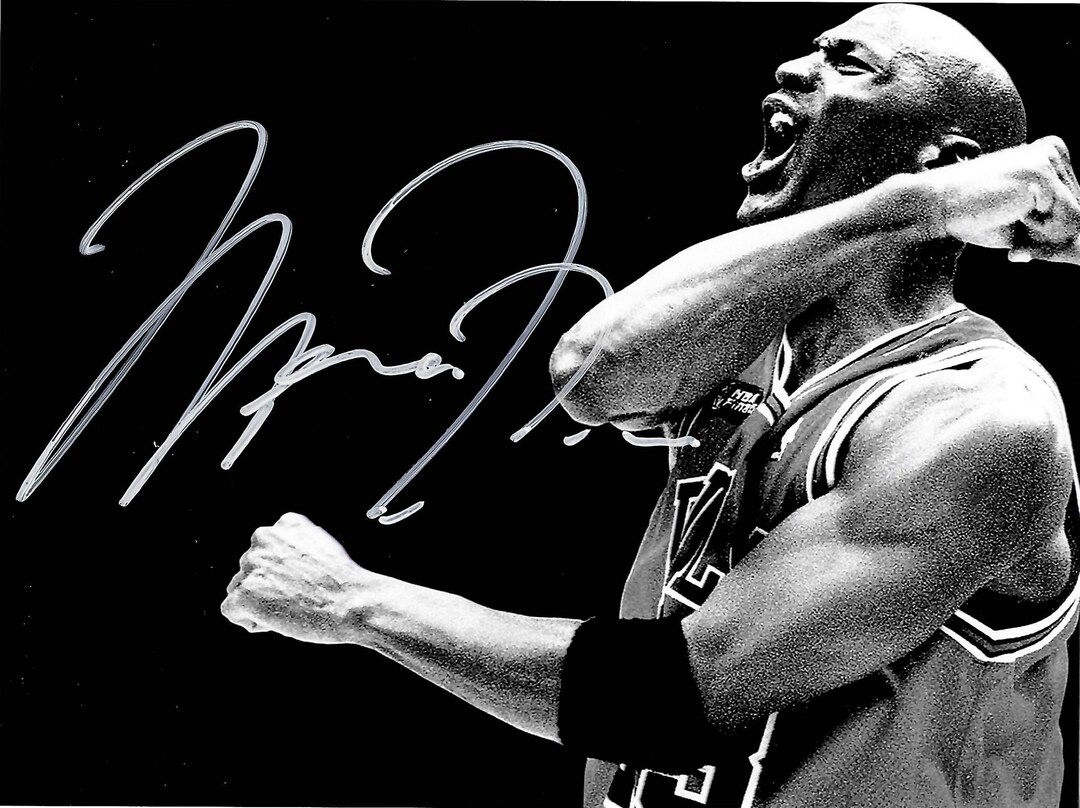 Michael Jordan Autograph (autograph) + COA - Etsy
