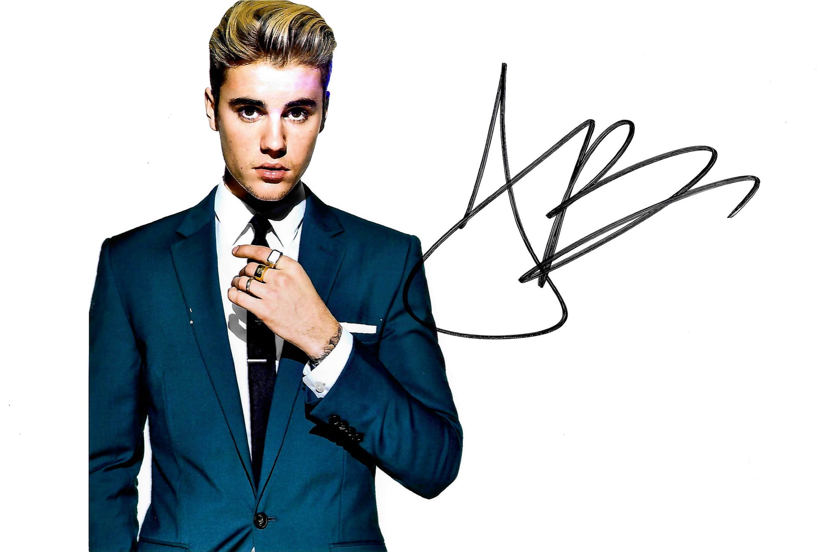 Justin Bieber Autograph COA - Etsy