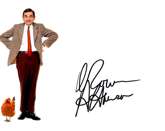 Rowan Atkinson Autograph + COA (mr. Bean) - Etsy