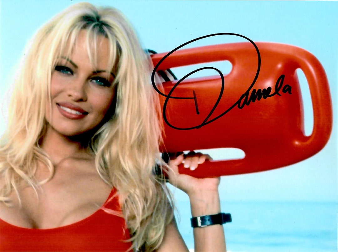 Pamela Anderson Autograph + COA (baywatch) - Etsy