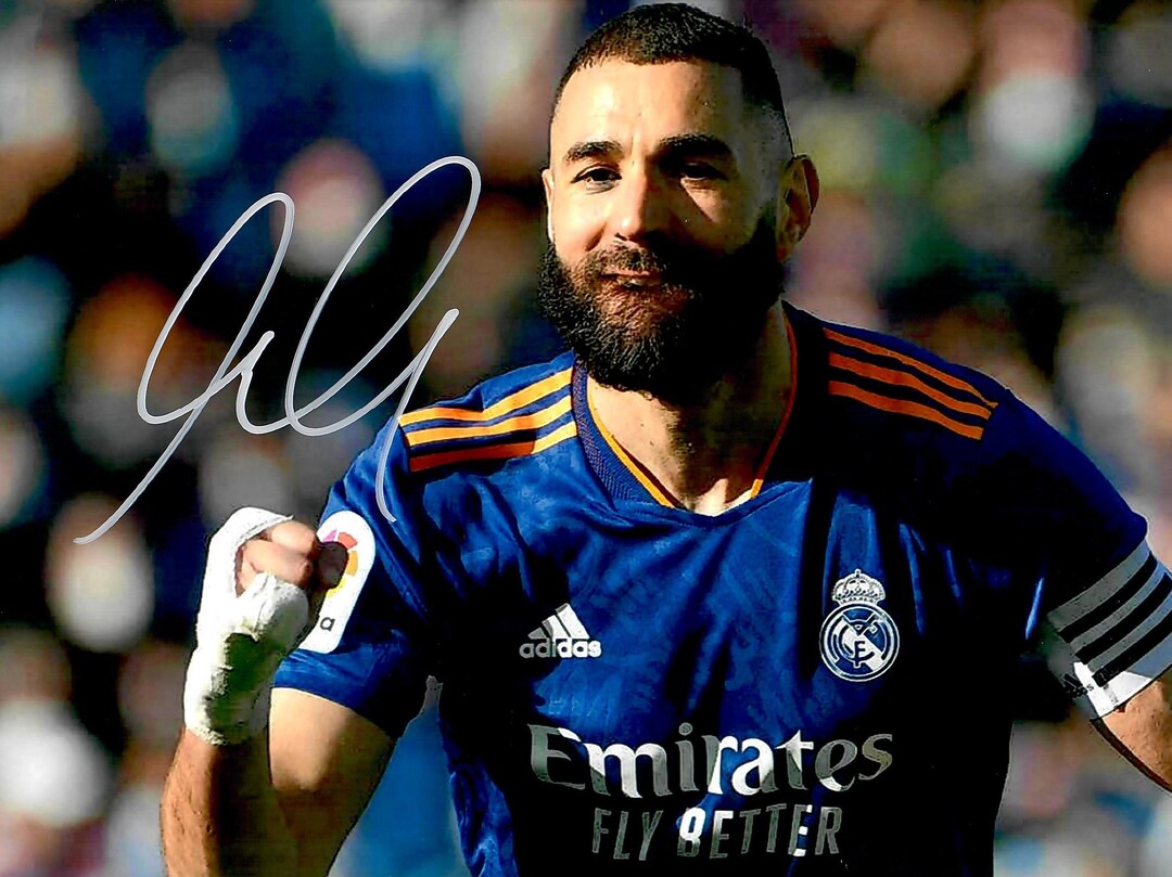 Karim Benzema Autograph + COA - Etsy