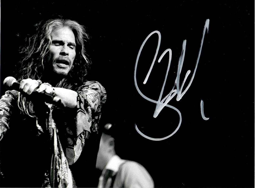 Steven Tyler Autograph + COA (aerosmith) - Etsy