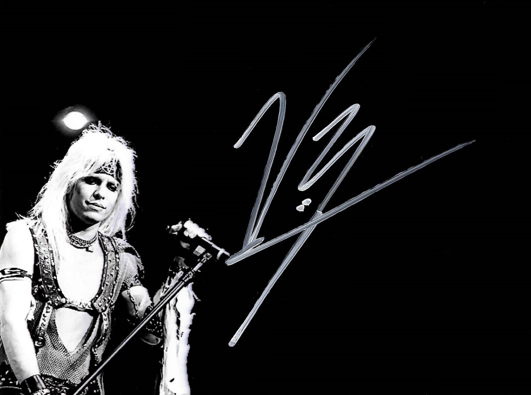 Vince Neil Autograph COA motley Crüe - Etsy