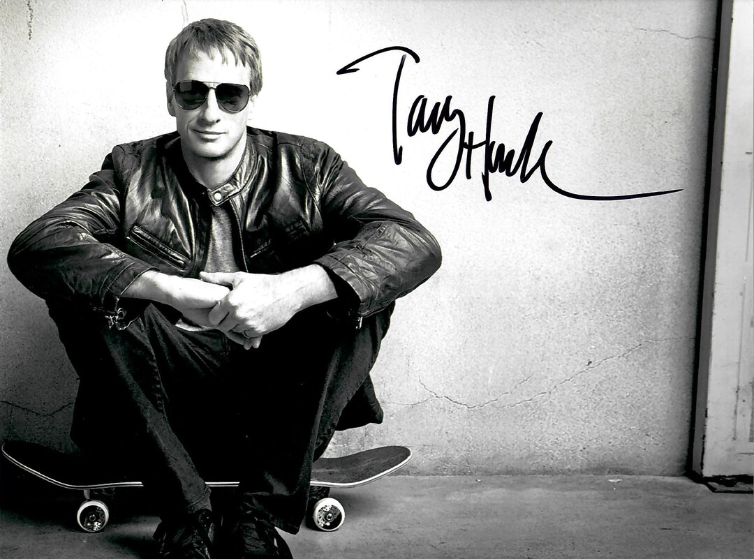 Tony Hawk Autograph + COA - Etsy
