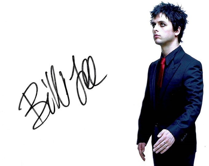 Billie Joe Armstrong - Autograph + COA (green Day) - Etsy