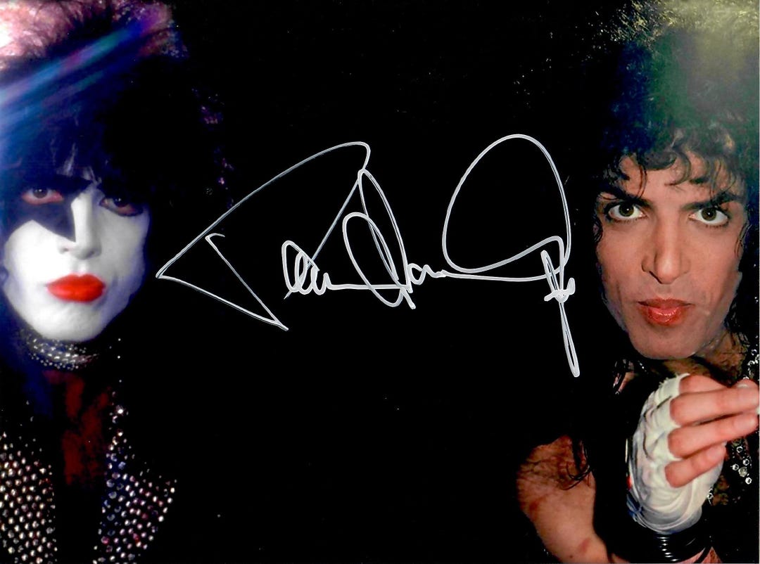 Paul Stanley Autograph + COA (kiss) - Etsy