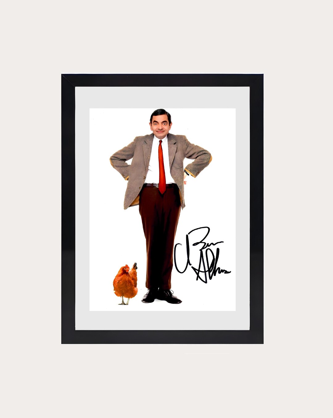 Rowan Atkinson Autograph + COA (mr. Bean) - Etsy