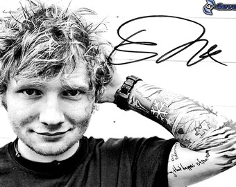 Ed Sheeran Autograph - Etsy UK