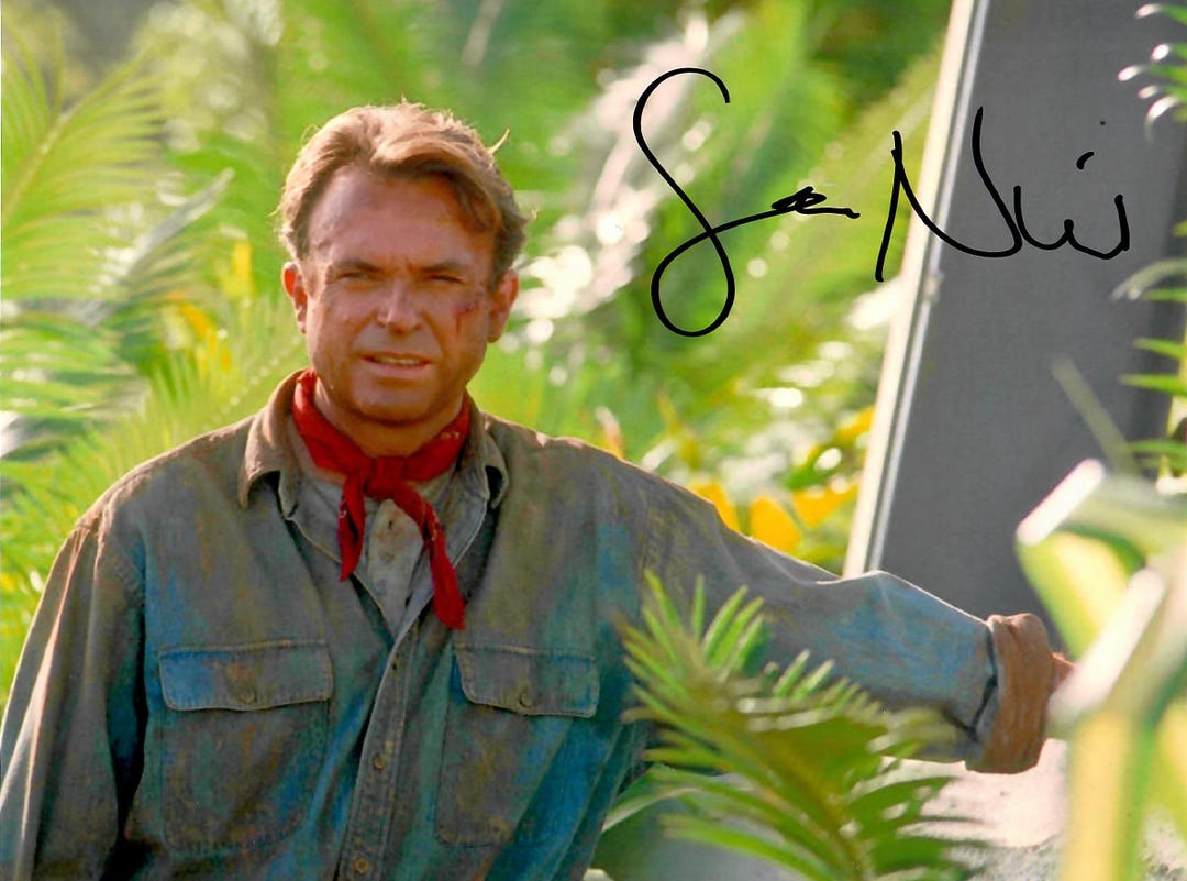 Sam Neill Autograph + COA (jurassic Park) - Etsy