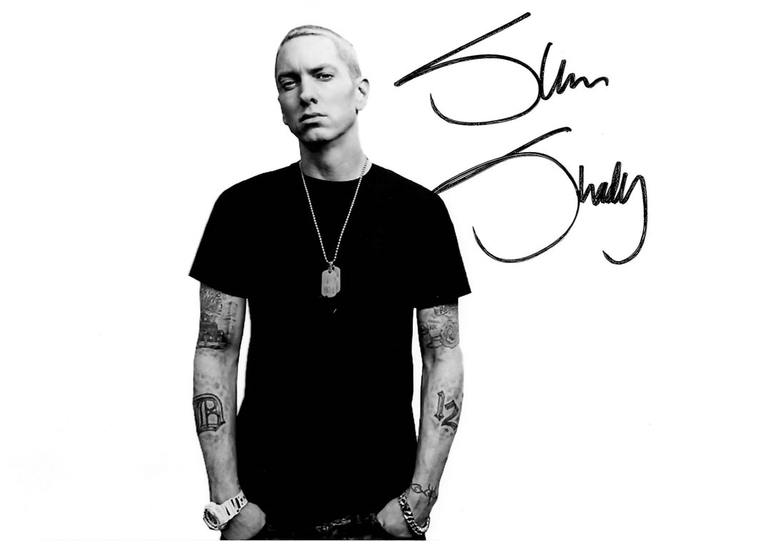 EMINEM Autograph autograph COA - Etsy