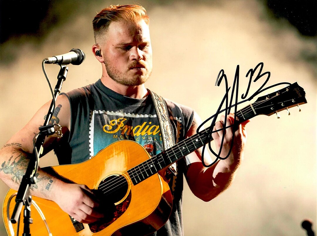 Zach Bryan Autograph + COA - Etsy