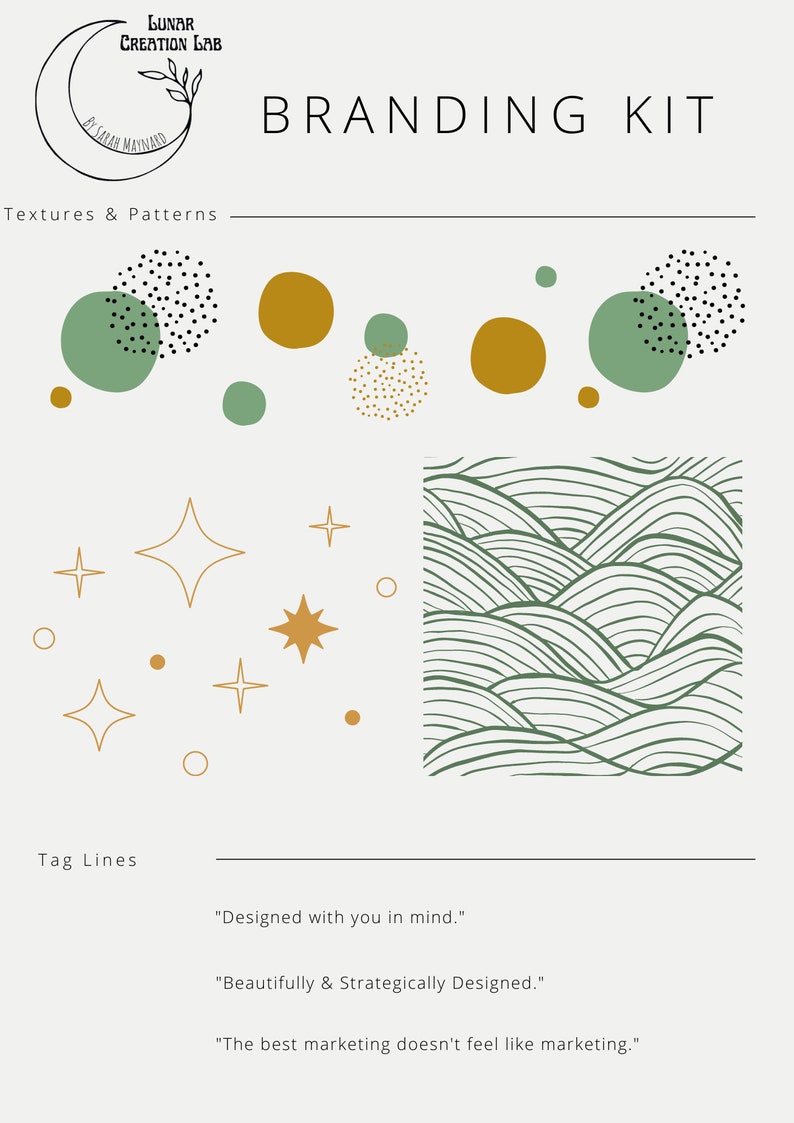 Branding Kit Template - Etsy