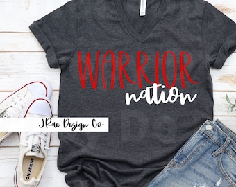 Warrior Nation SVG, PNG, Dxf, Jpg, Eps, Warriors Shirt Sublimation ...