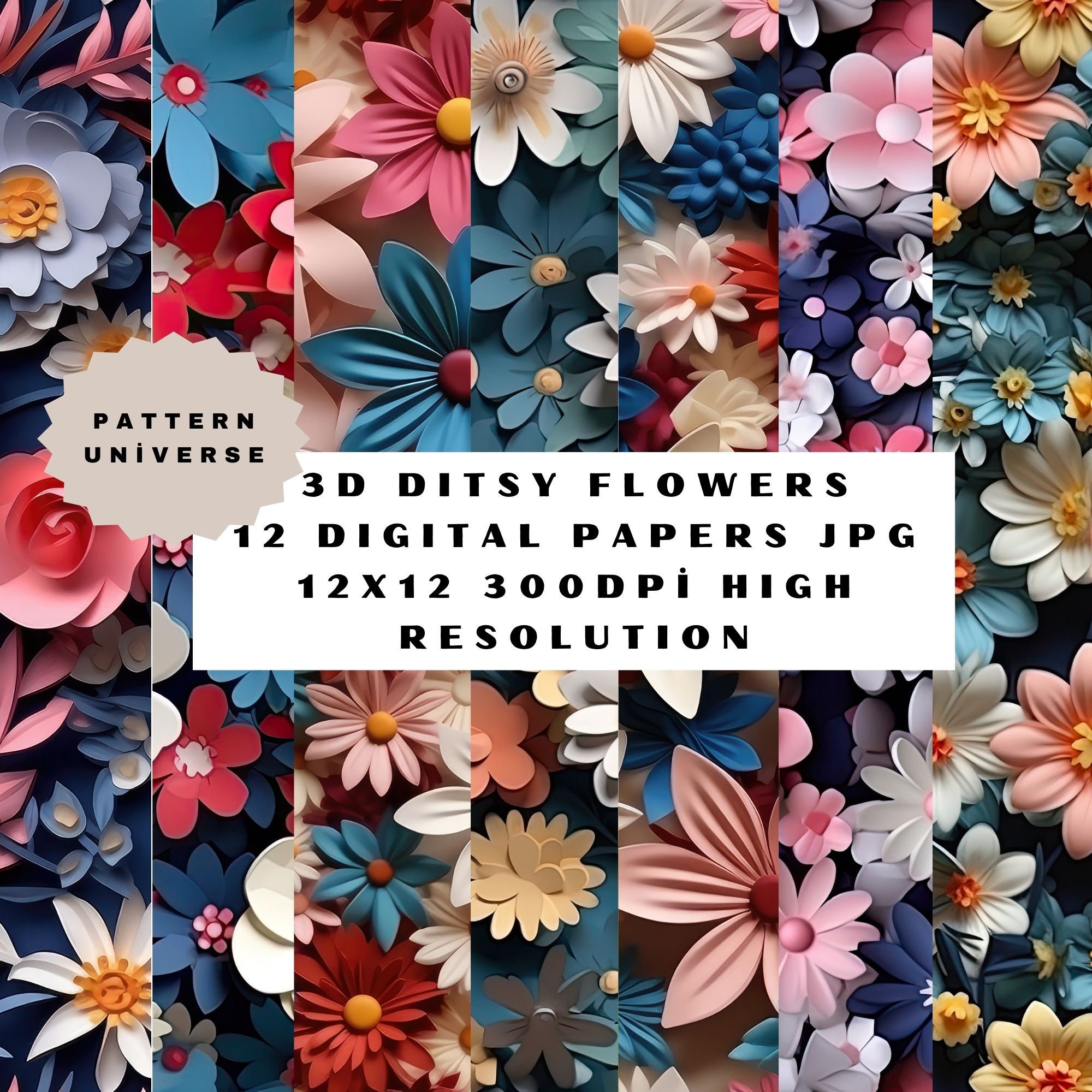 3D Roses, Rose,backgrounds for a Wall,flower Seamless Patterns Spring ...