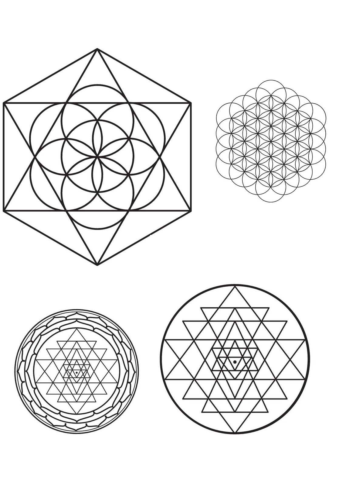 Chakra Icons,spiritual Symbols,printable Reiki Grid, Reiki Grid ...