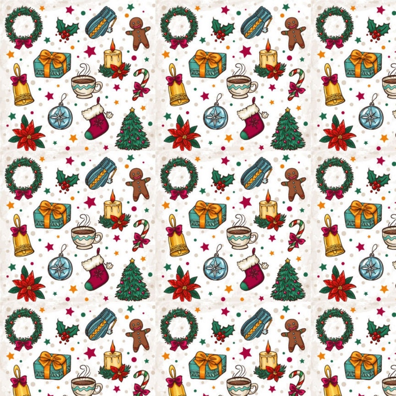 Textures Printable Scrapbook Paper Christmas Papers, Printable Digital ...
