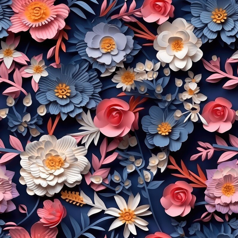 3D Roses, Rose,backgrounds for a Wall,flower Seamless Patterns Spring ...