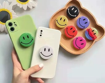 Smiley Pop Socket - Etsy