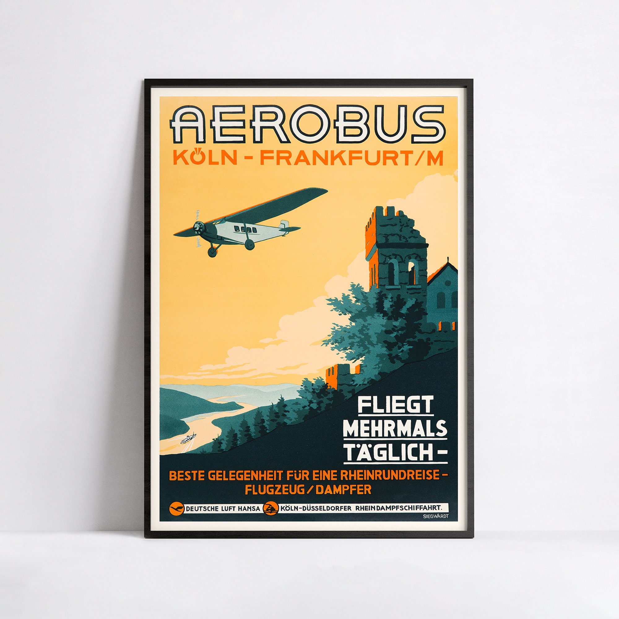 Airline Poster- Airplane - Aviation - Vintage Advertising Poster - A3 ...