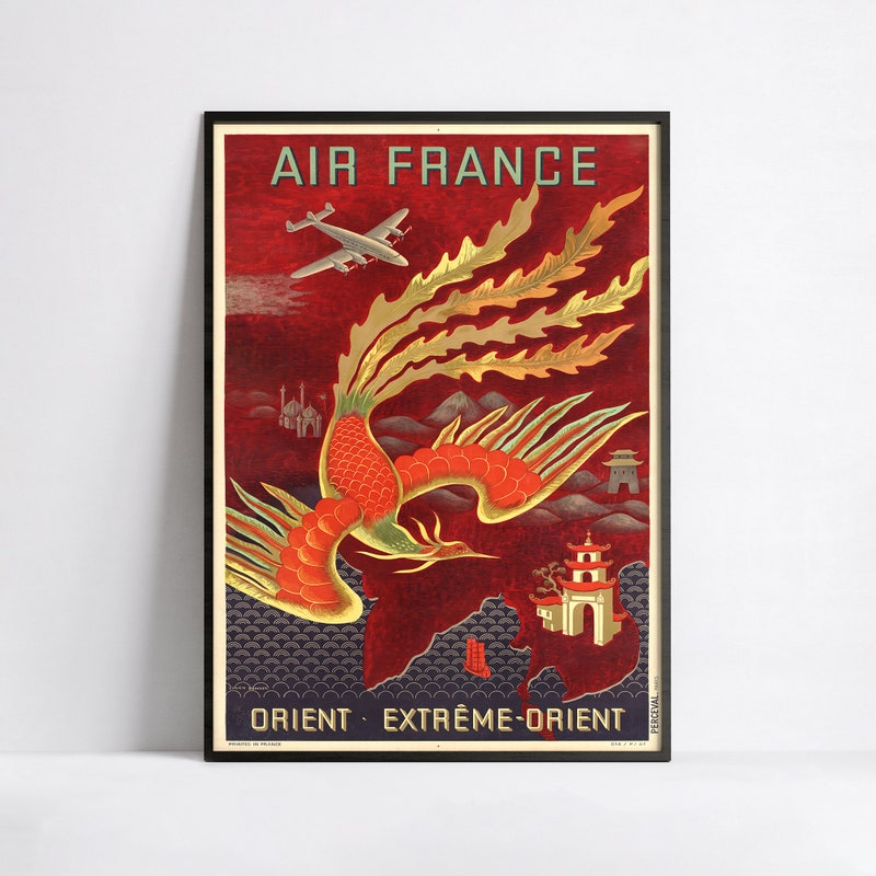 Original Air France Posters - Etsy