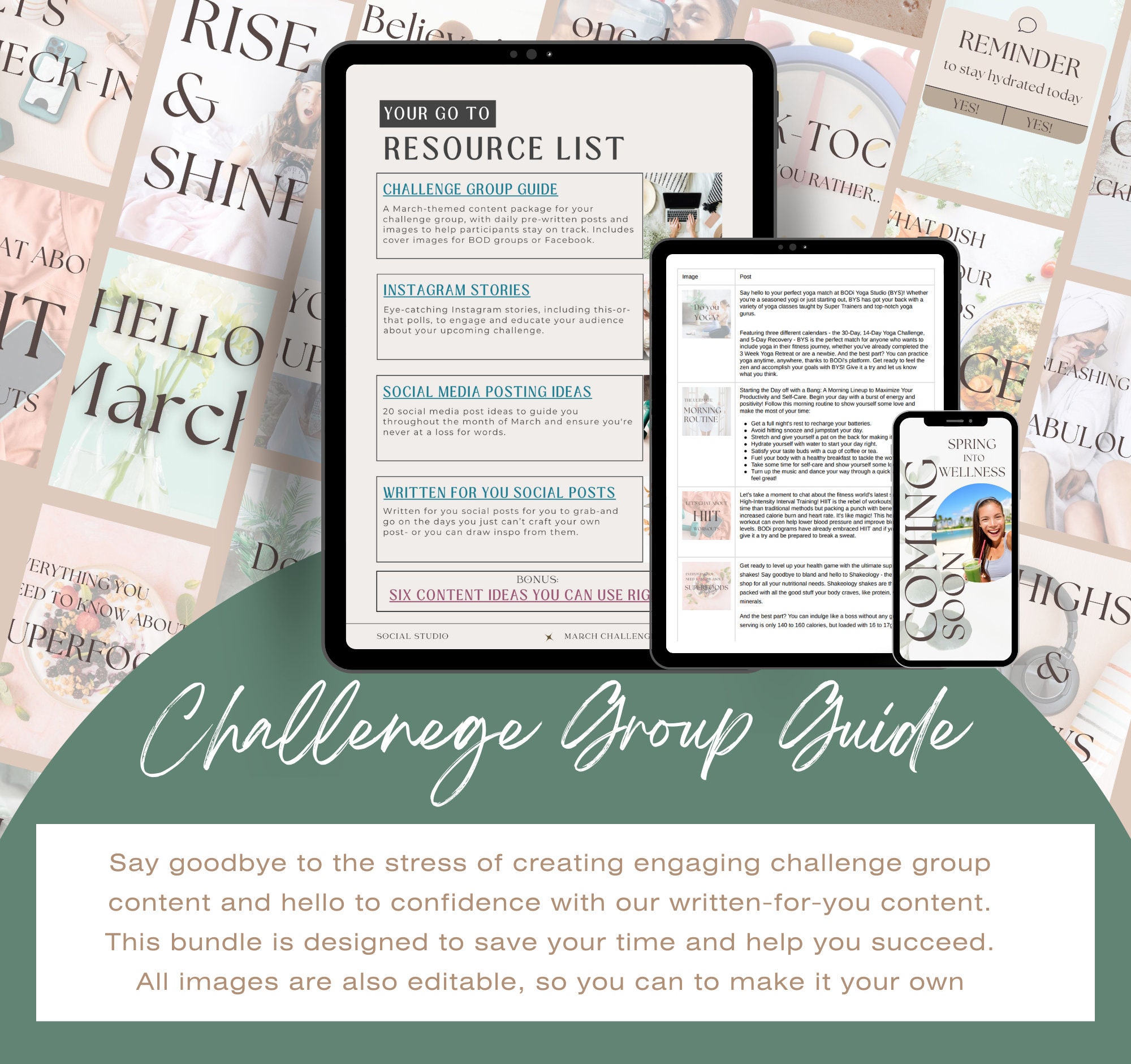 March 2024 Challenge Group BOD Group Guide for Bodi Partners Beachbody ...