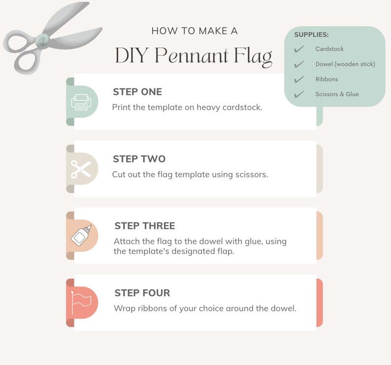 First Day of Pre-k Pennant Flag: Back to School Printable (PDF Download ...