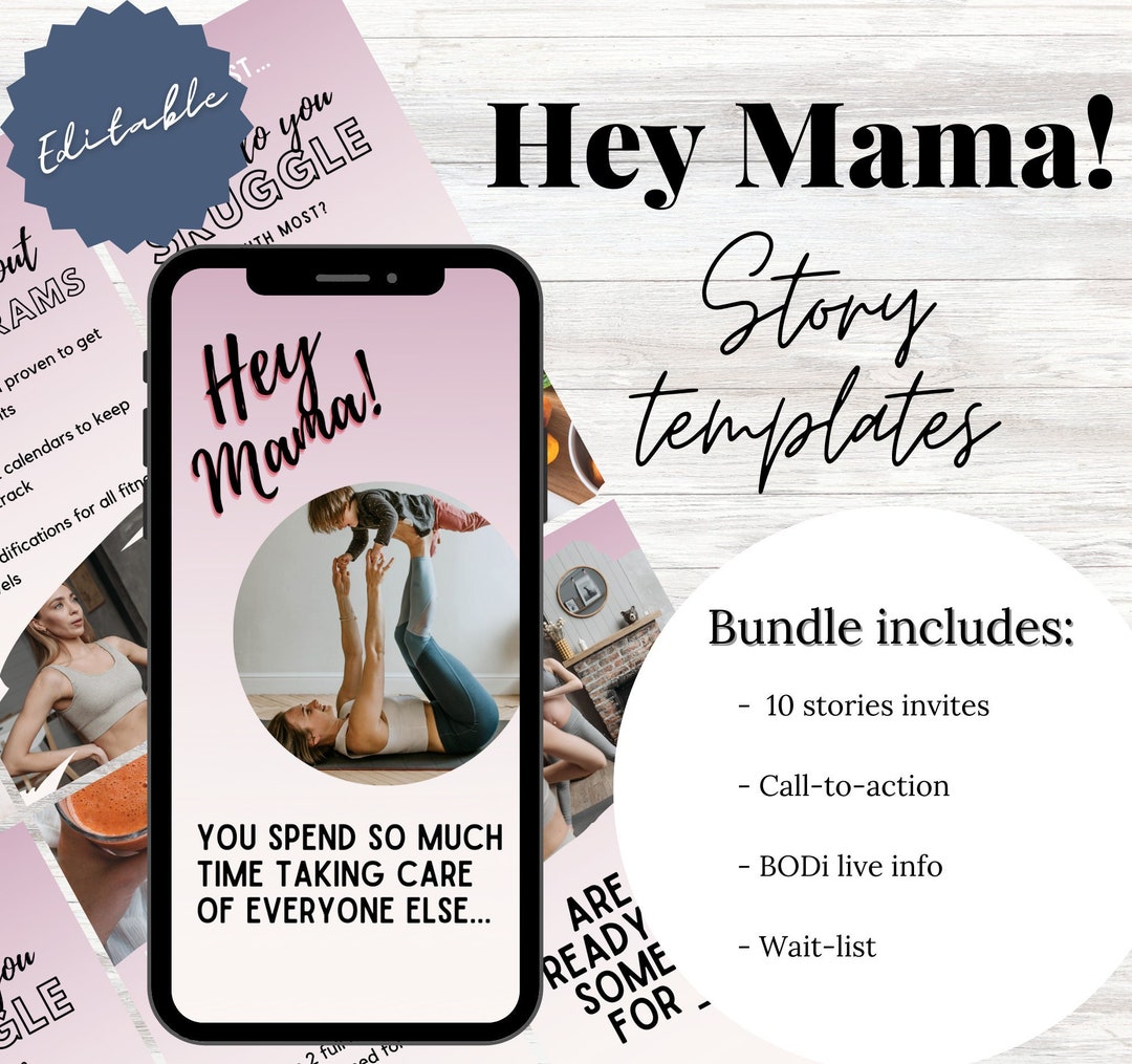 Mama Challenge Group Invite | IG Stories | Coach Content | Multi ...