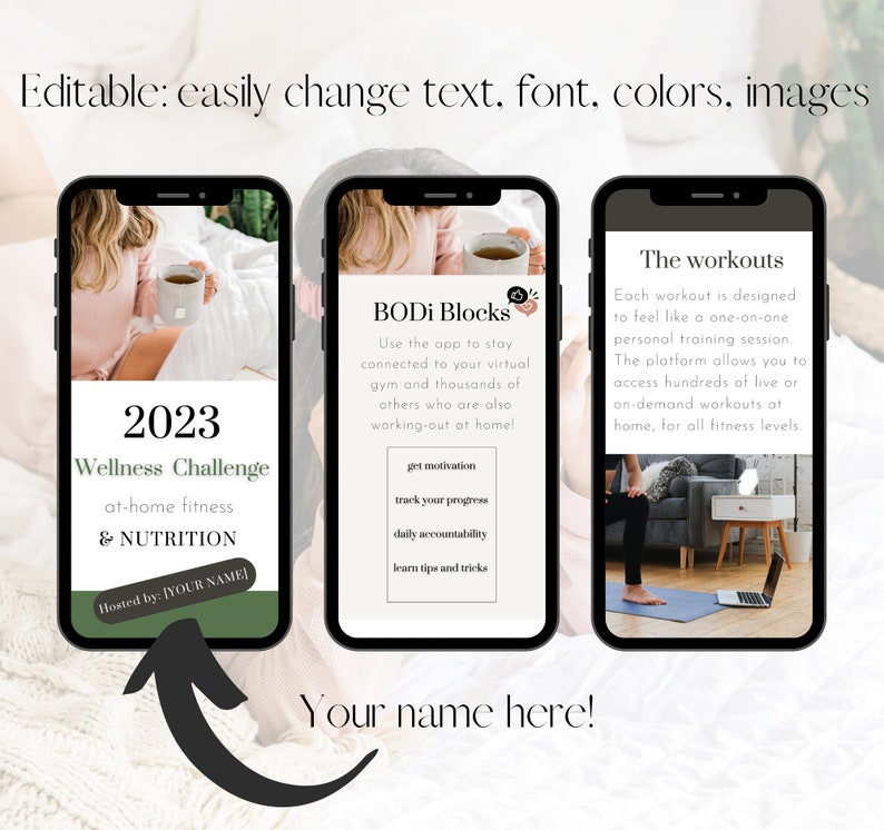 New Year New Start New You 2023 Editable Beachbody IG Stories Made-for ...