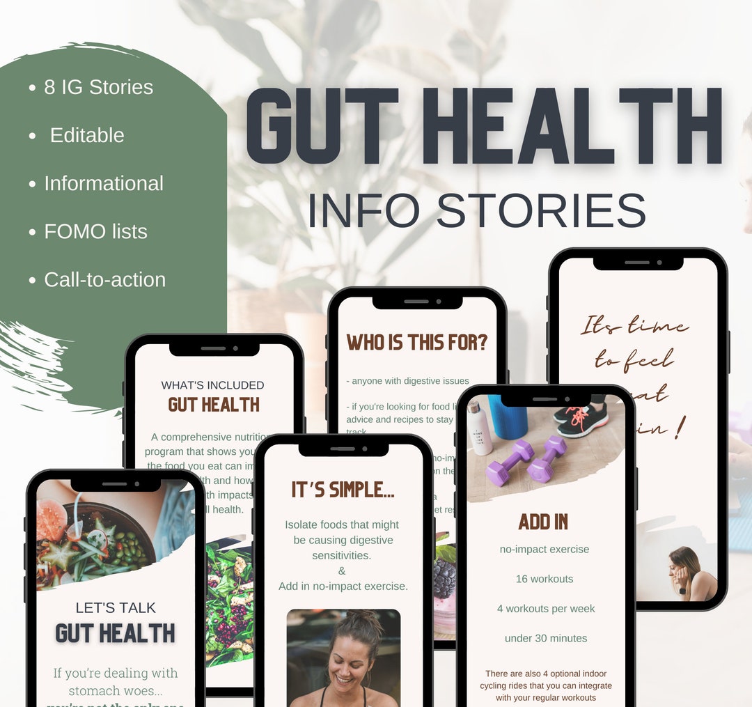 4 Week Gut Health / Launch / Made-for-you Promos / IG Stories ...