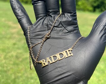 Gold Baddie Necklace - Etsy