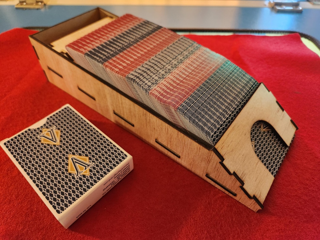 6 Deck Blackjack Card Shoe (digital File Only) - Etsy