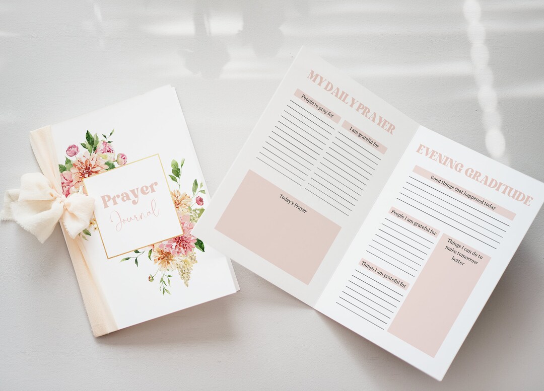 Prayer Journal Printable - Bible Study Printable - Bible Study Journal ...