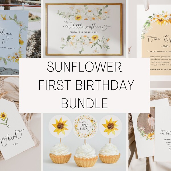 Sunflower Birthday - Etsy