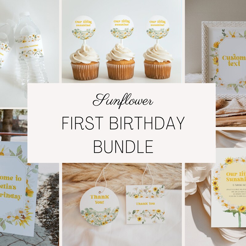 Sunflower Birthday - Etsy