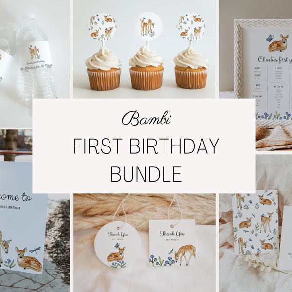 Bambi Invitation - Etsy